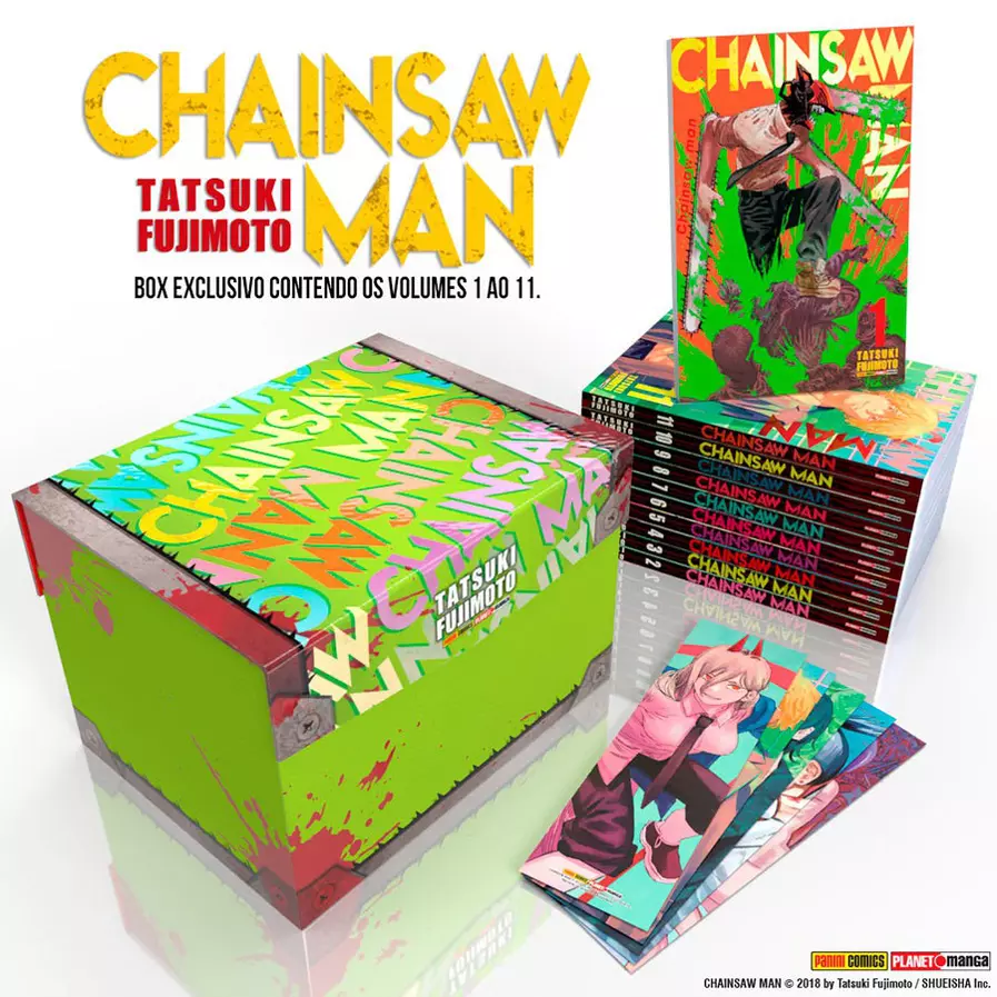 Chainsaw Man – Box | Biblioteca Brasileira de Mangás
